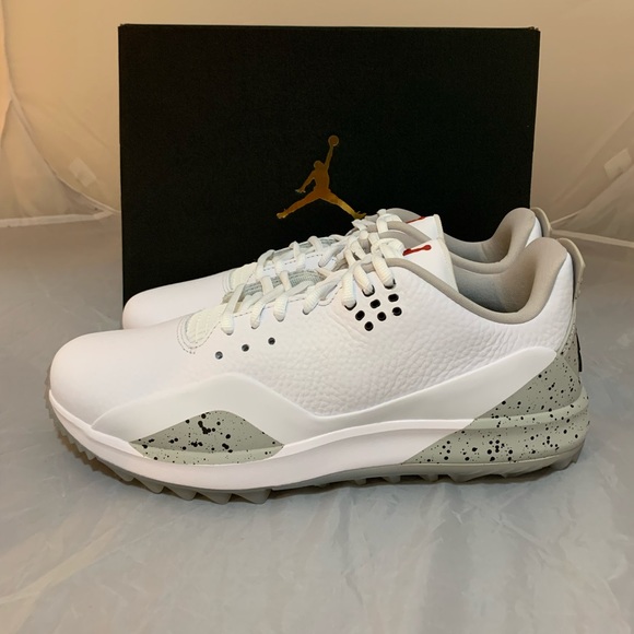 Jordan | Shoes | Air Jordan Adg 3 White Tech Gray Mens Golf Shoes Size ...